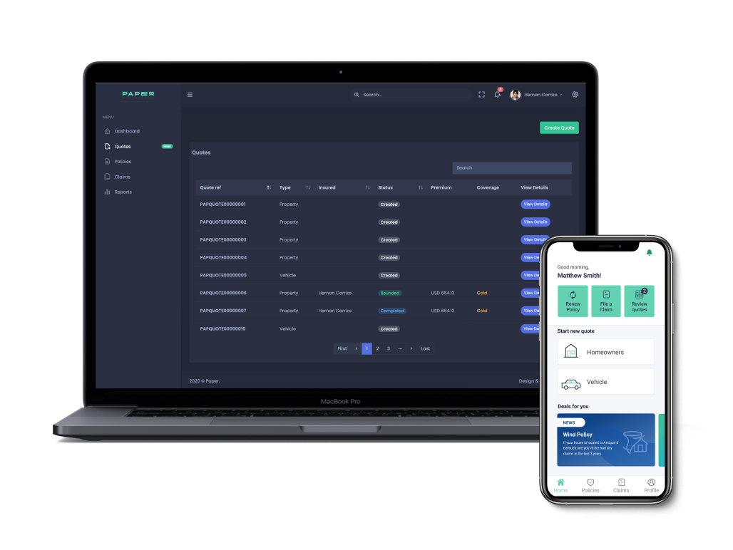 Paper insurance: Welcome to modern insurance